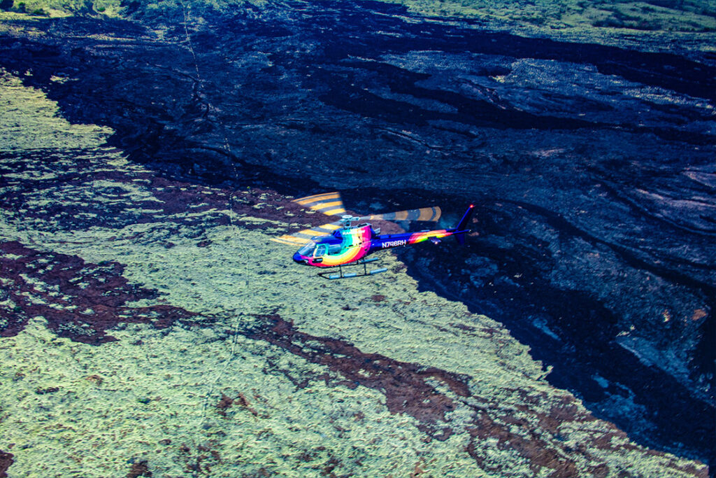 Kona Helicopter Tour | Hualālai Volcano – Rainbow Helicopters