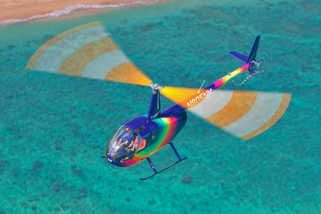 Rainbow Helicopters: Hawaii Island and Oahu helicopter tours.